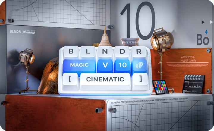 Blndr v.10. Обучение Blender | Андрей Шкиль