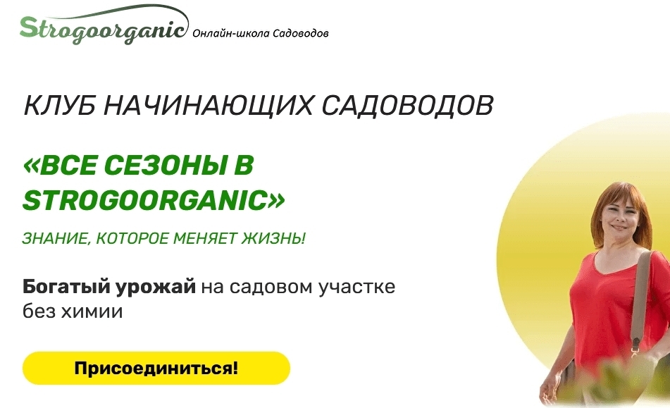 Курс начинающего садовода для занятых женщин с помощью метод | Strogoorganic
